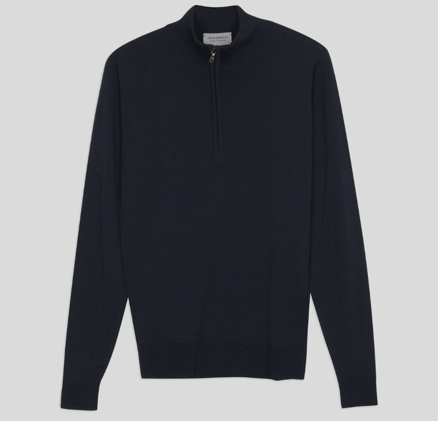 John Smedley - Barrow Zip Pullover – Louie
